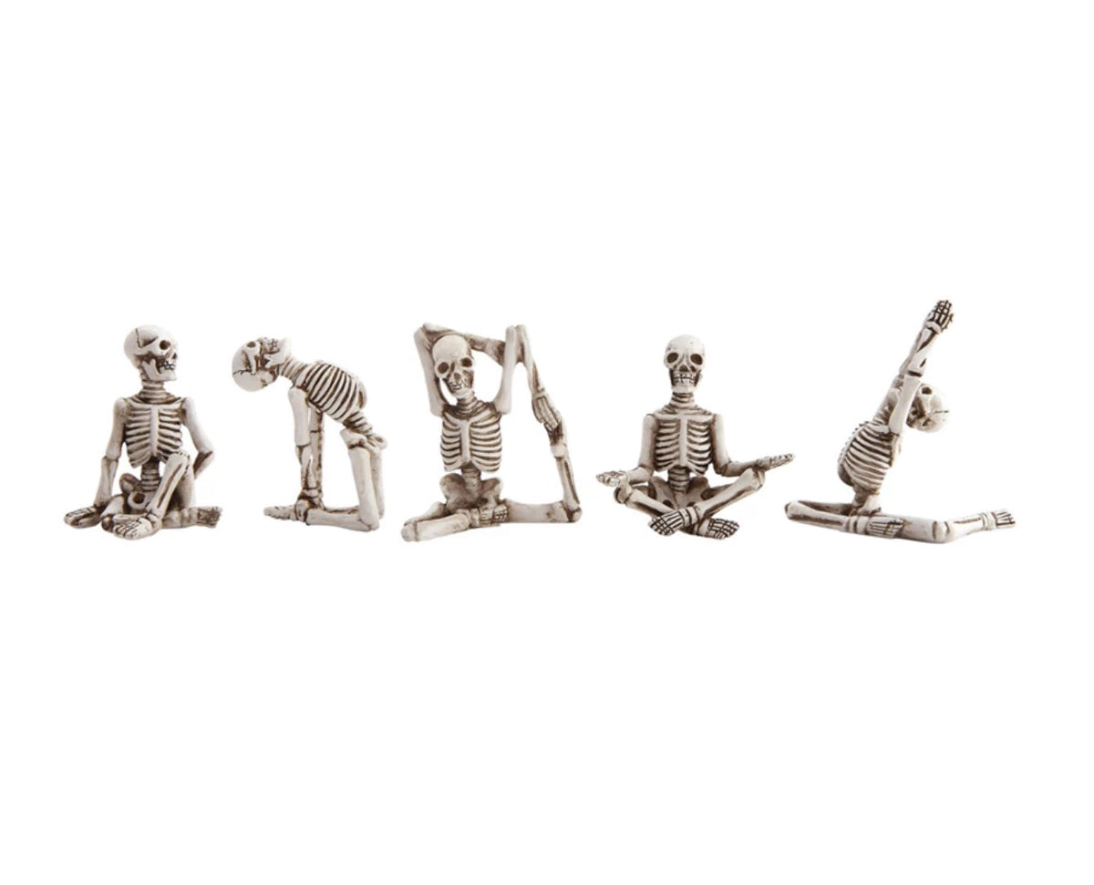 Creative Co-Op Resin Skeleton in Yoga Pose - Bending Backwards – Bailey ...