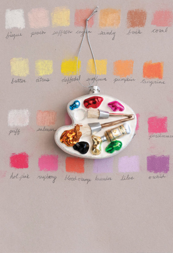 Creative Co-Op Artist Paint Palatte Holiday Ornament – Bailey Road