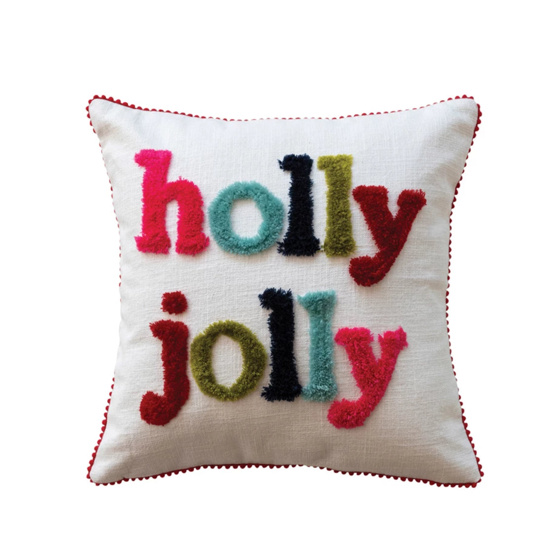 Creative Co-Op Holly Jolly Throw Pillow – Bailey Road
