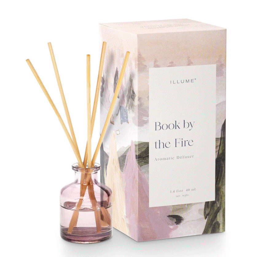 Illume Mini Aromatic Diffuser - Book by the Fire – Bailey Road