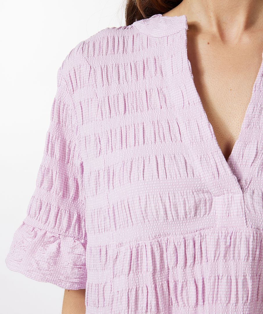 Esqualo Alphi Seersucker Dress - Violet – Bailey Road