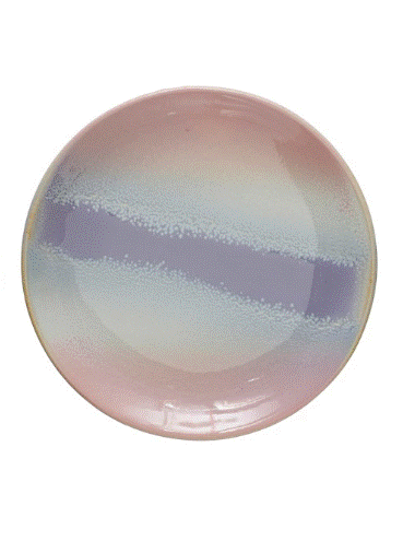 Bloomingville Round Stoneware Plate - Pink Multi – Bailey Road